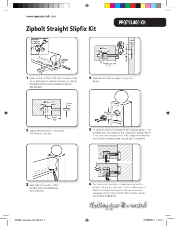 Zipbolt GIR0520 Slipfix Stairpart Connector Kit Installation ...