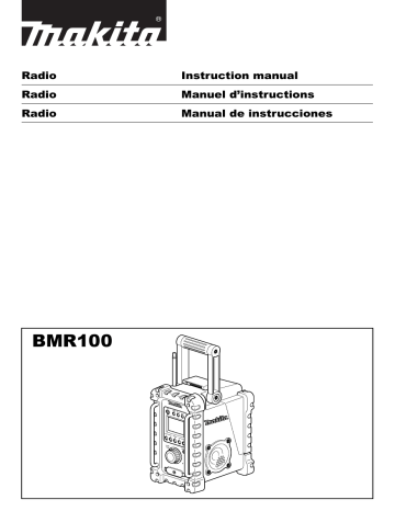 Makita BMR100 Instruction manual | Manualzz