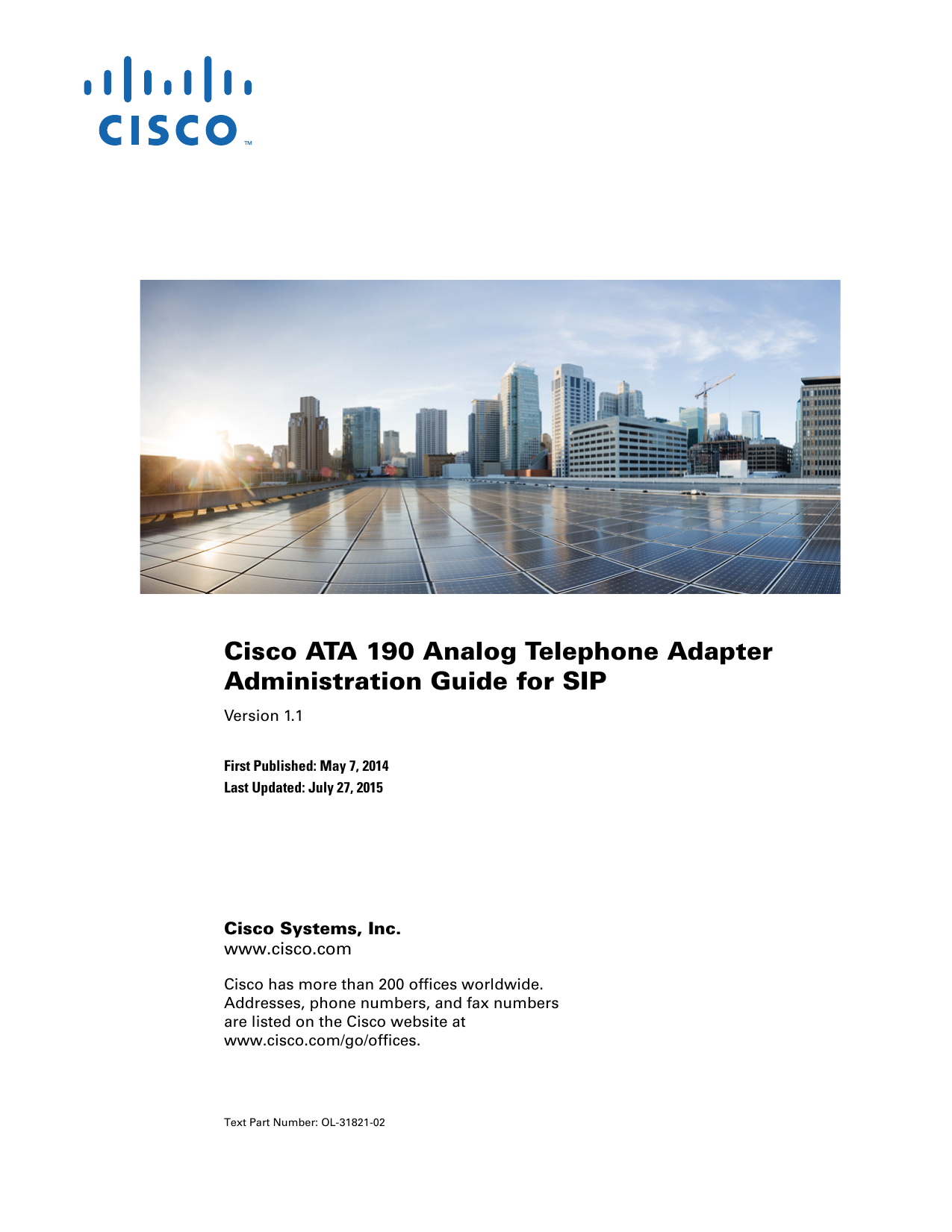 Cisco ATA 190 Administration Manual | Manualzz