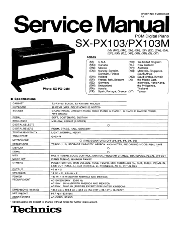 Technics Digital Piano Parts | Reviewmotors.co