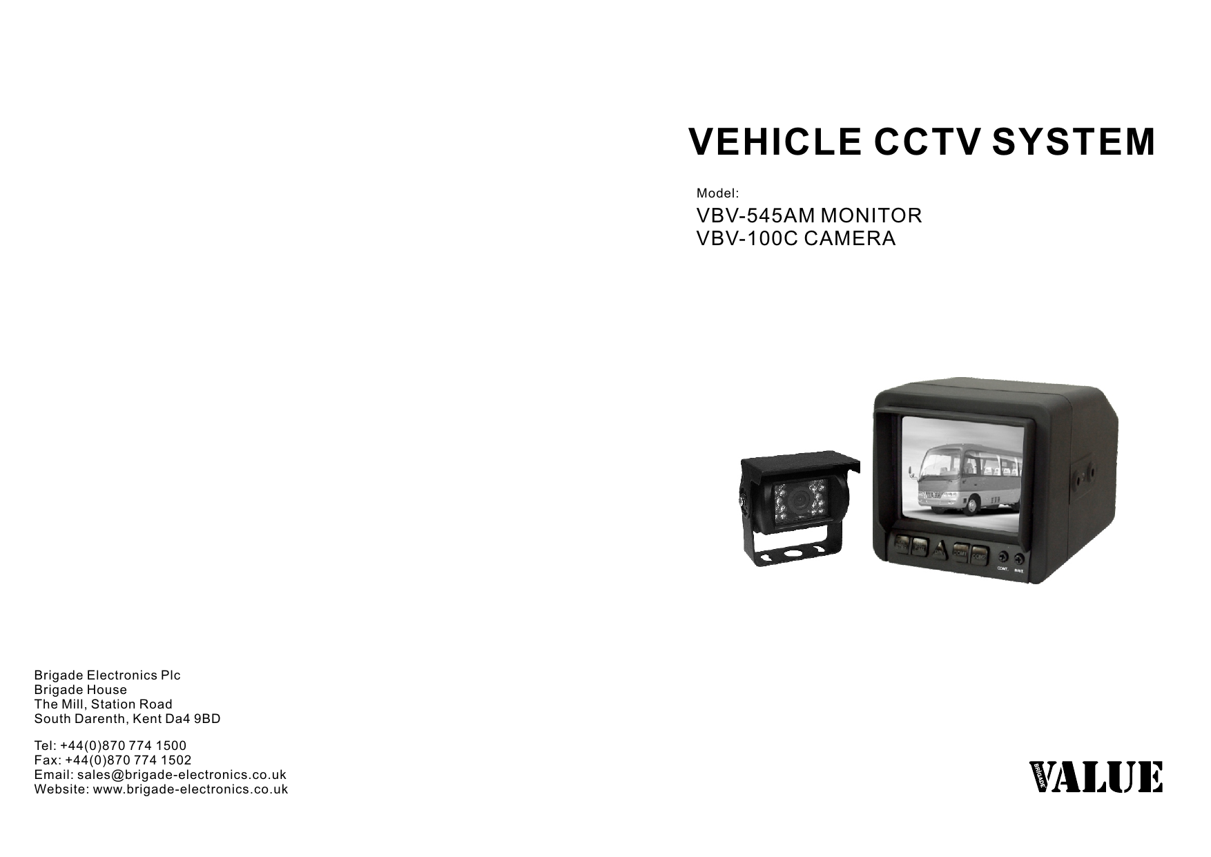 Brigade VBV-545M (1387) Installation guide | Manualzz