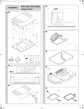 Dometic RTX1000, RTX2000 Atego/Axor Guide d'installation | Manualzz