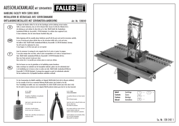 FALLER 120242 Ausschlackanlage mit Servoantrieb Owner Manual | Manualzz