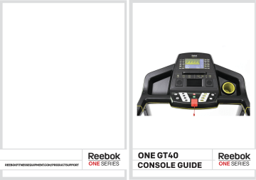 Reebok RVON-10121BK AR, ONE GT40S TREADMILL, One GT40 Manual do ...