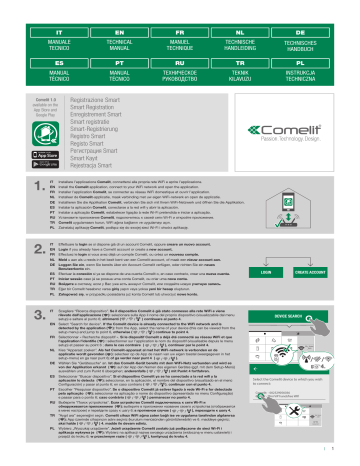Comelit 6741W Mini Hands-free Wi-Fi Monitor Operating instrustions ...