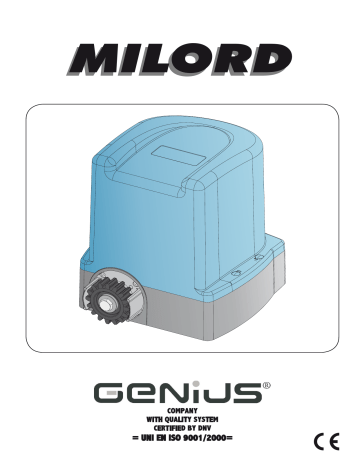 Genius MILORD Instructions | Manualzz