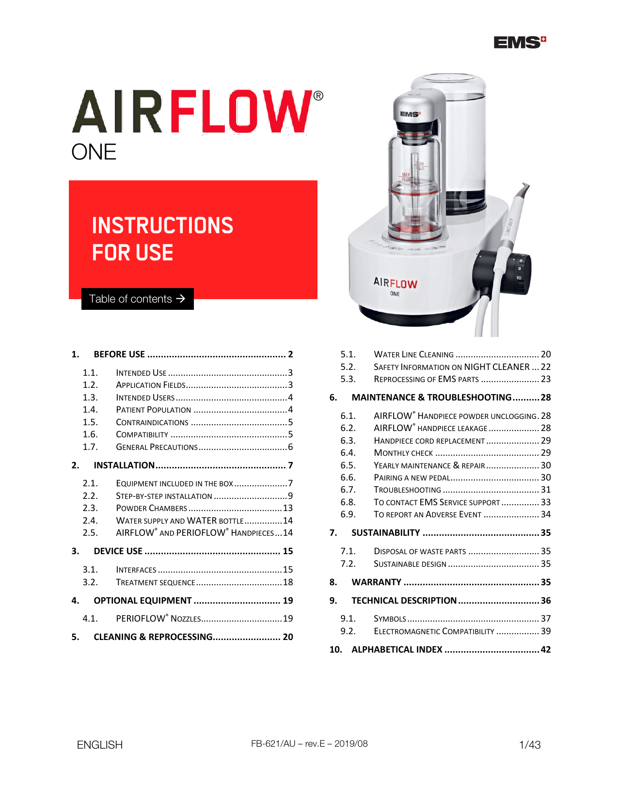 EMS AIRFLOW One Instructions Manualzz ems-airflow-one-instructions-manualzz