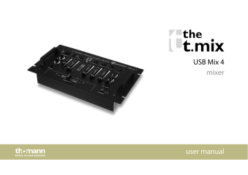 Fun Gen er a tion USB Mix 4 4-Channel DJ mixer User manual | Manualzz
