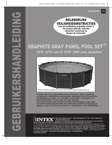 Intex Graphite Gray Panel - 26384NP de handleiding | Manualzz