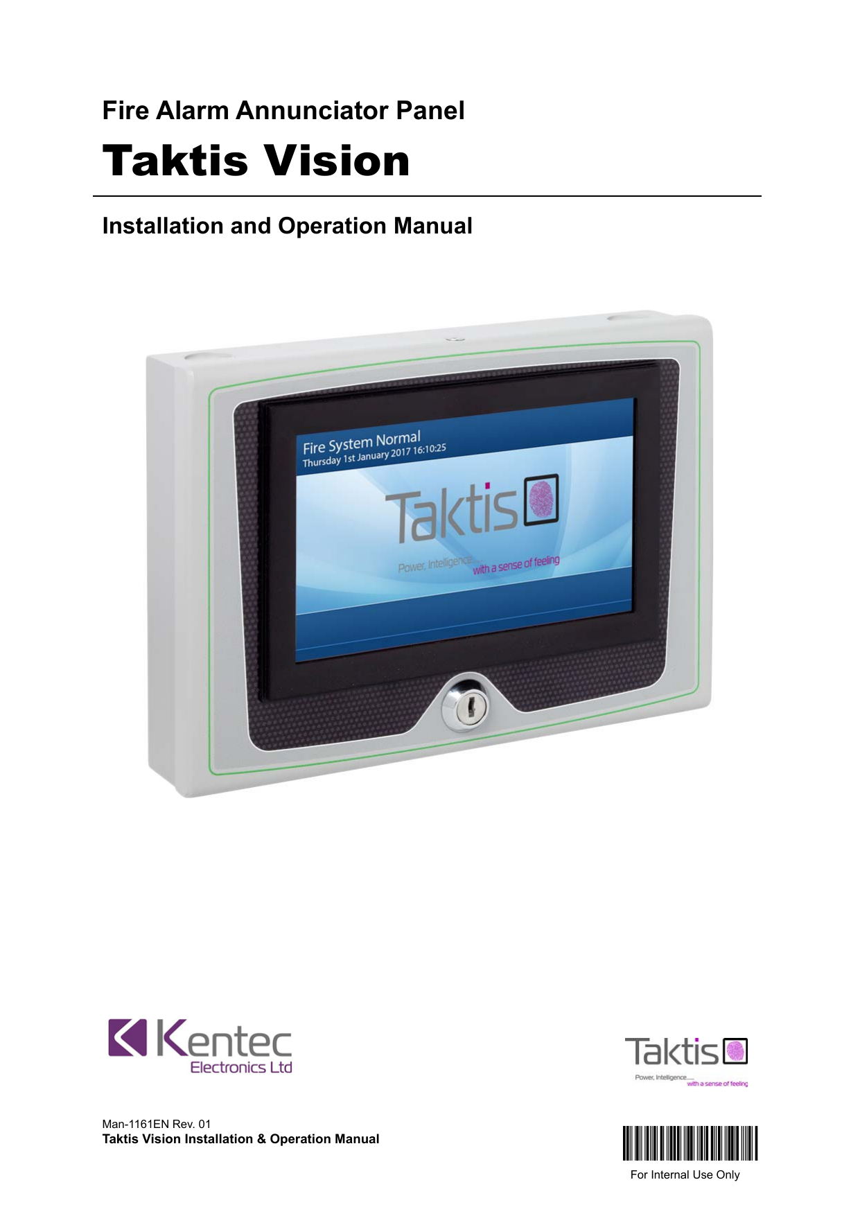 EMS Taktis Vision Repeater Panel Manual | Manualzz