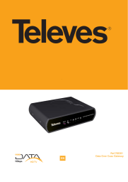 Televes CoaxData MyNET Wi-Fi Router - Ficha de datos, Manual de usuario