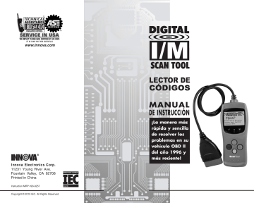 Innova 3040 CanOBD2 Scan Tool El manual del propietario | Manualzz