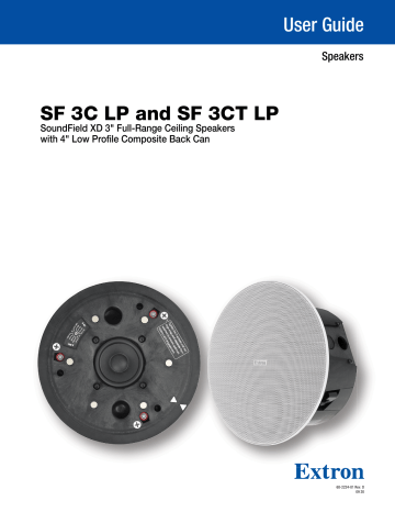 Extron SF 3CT LP User guide | Manualzz