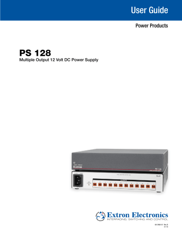 Extron PS 128 User guide | Manualzz