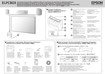 Epson ELPCB03 PowerLite Pilot 3 Installationsanleitung | Manualzz