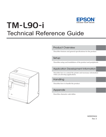 Epson TM-L90-i Series Technical Reference | Manualzz