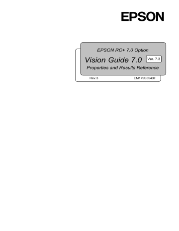 Epson CV2 Vision Guidance Guide | Manualzz
