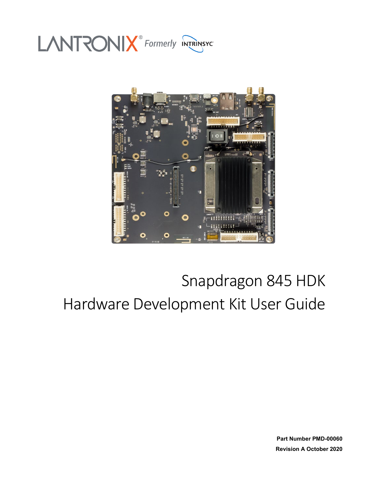 Lantronix Snapdragon™ 845 Mobile HDK User Guide | Manualzz