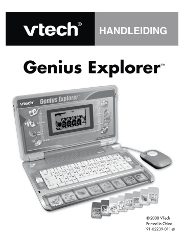 VTech Genius Explorer de handleiding | Manualzz