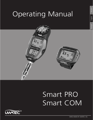 SCUBAPRO-UWATEC SMART PRO-SMART COM Owner Manual | Manualzz