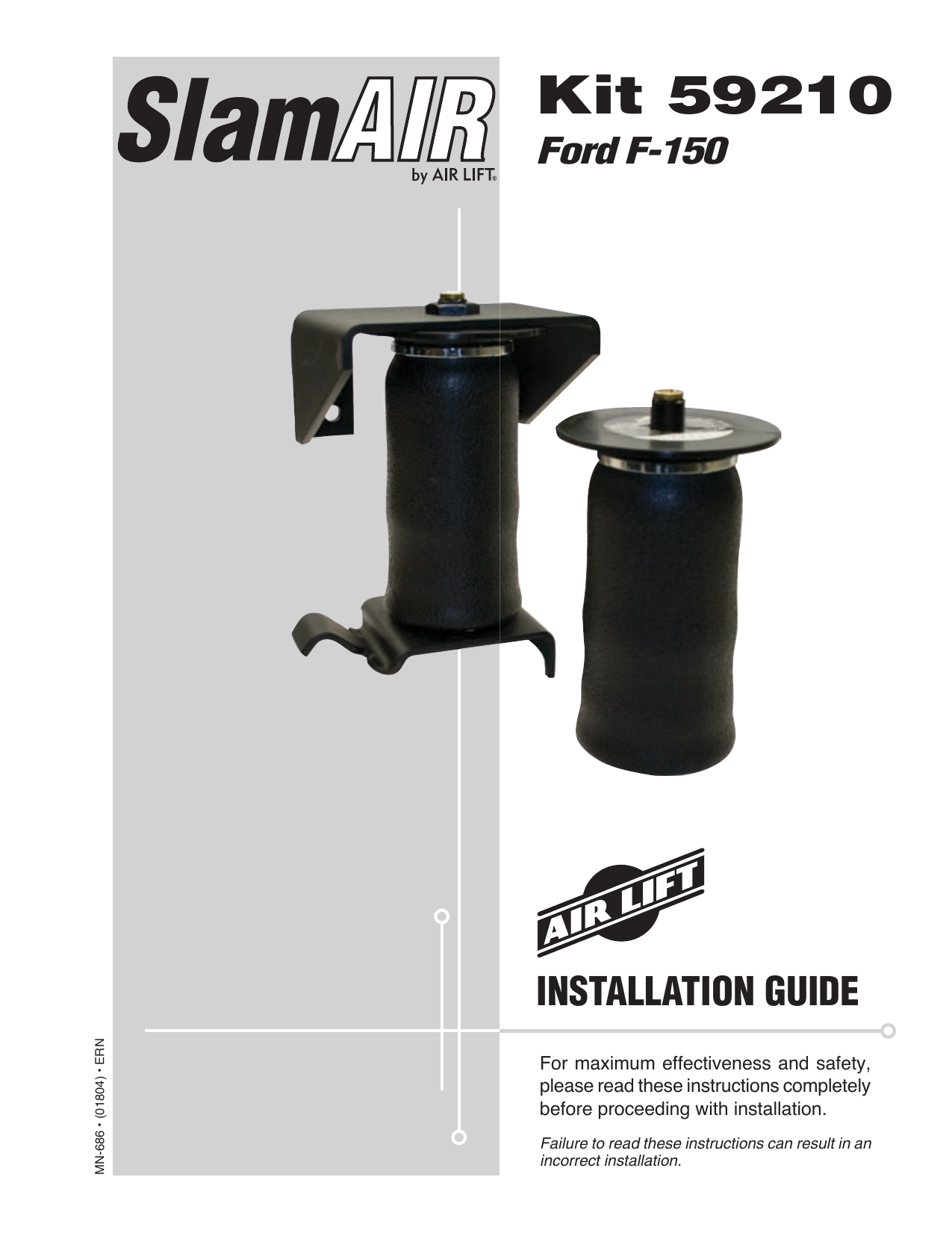 Air Lift 59210 SlamAir Installation Guide | Manualzz