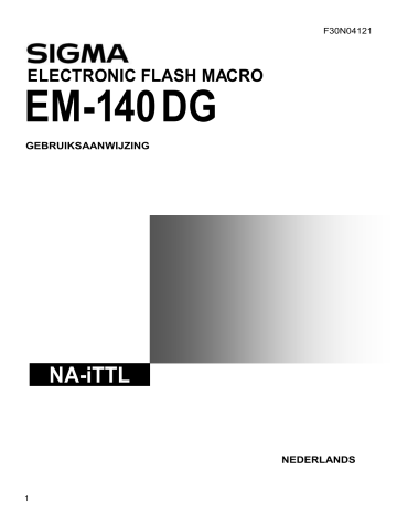 Sigma EM-140DG de handleiding | Manualzz