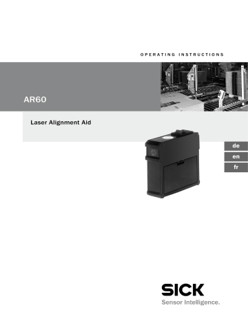 Sick AR60 Laser Alignment Aid Operating instructions | Manualzz