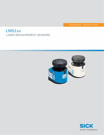 Sick LMS1xx Laser Measurement Sensors Operating instructions | Manualzz