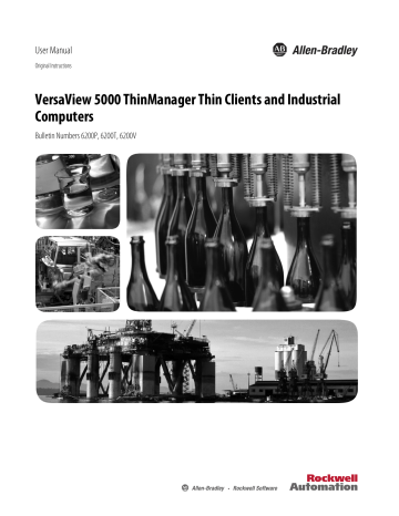 Rockwell Automation Allen-Bradley VersaView 5000 ThinManager Series ...