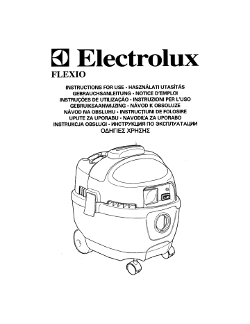 Electrolux z 813 flexio de handleiding | Manualzz