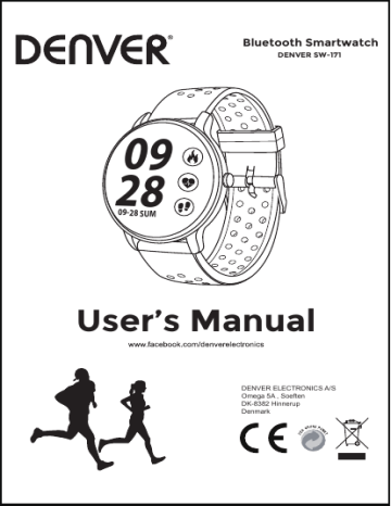 Denver SW-171ROSE Bluetooth smartwatch Benutzerhandbuch | Manualzz