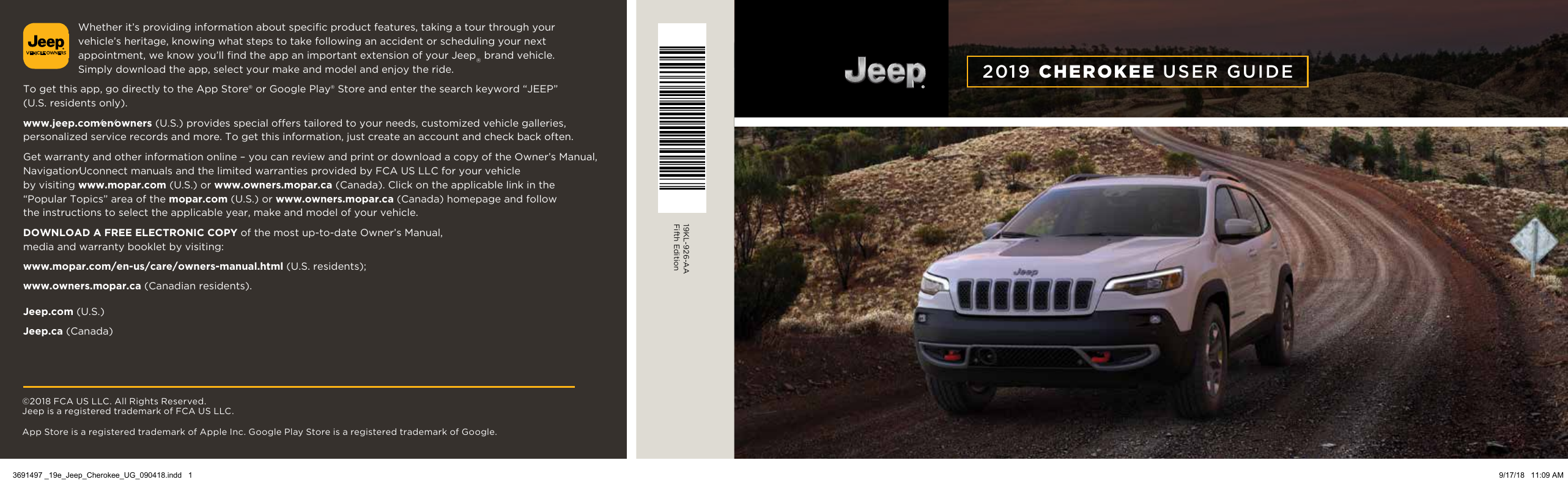 Jeep Cherokee 2019 User Manual | Manualzz
