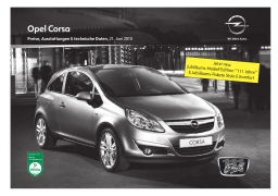 Opel Corsa E Bedienungsanleitung