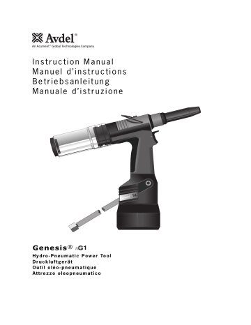 Avdel GENESIS NG1 Owner Manual | Manualzz