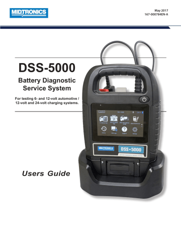 Midtronics DSS 5000 User’s Guide | Manualzz