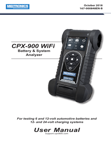 Midtronics CPX-900 Manual | Manualzz