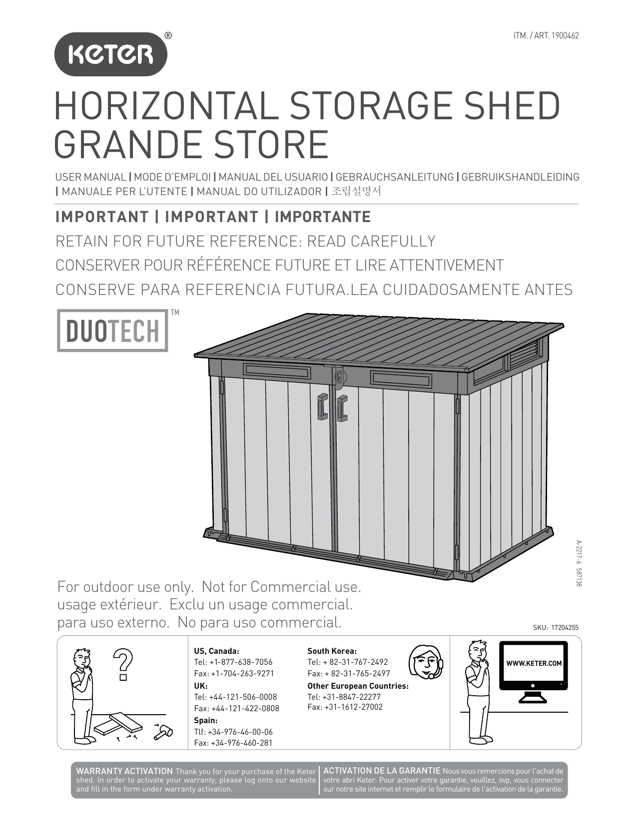 Home Garden Cyprus KETER ELITE STORE DUOTECH STORAGE SHED, 50% OFF