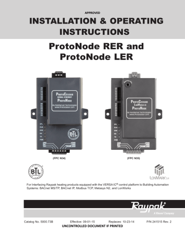 Raypak 300B-1000B XFIIRE Condensing Water Heater Manual | Manualzz