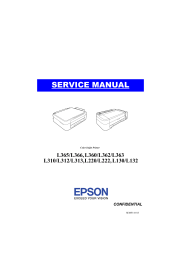 Epson L360 - User's Guide, Service manual