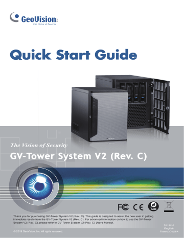 GeoVision GV-Tower VMS / NVR System V2 Quick Start Guide | Manualzz
