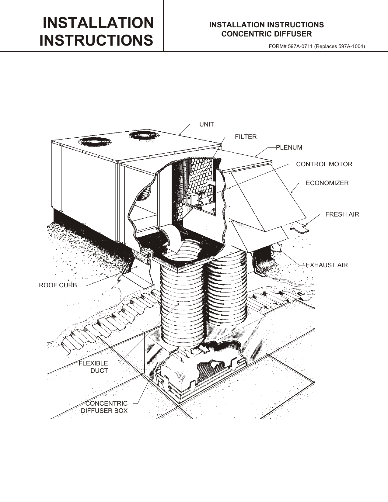 Westinghouse Concentric Diffuser Installation Instruction | Manualzz