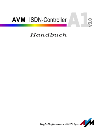 AVM ISDN-Controller A1 v3.0 Bedienungsanleitung | Manualzz