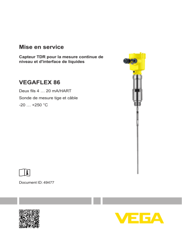 Vega VEGAFLEX 86 TDR sensor for continuous level and interface ...