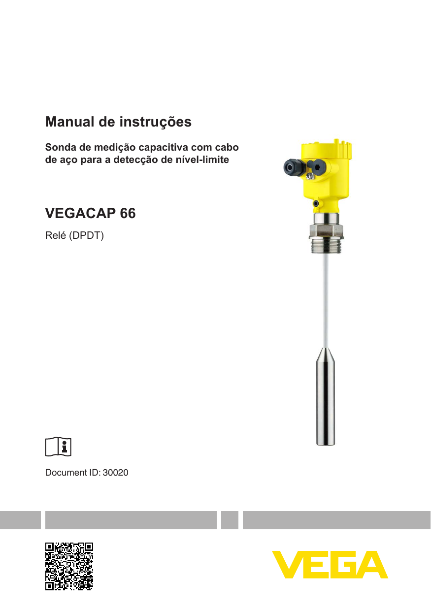 Vega VEGACAP 66 Capacitive cable probe for level detection Instruções ...