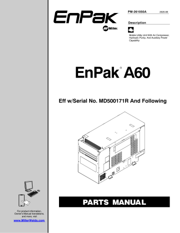 Miller ENPAK A60 Part Manual | Manualzz