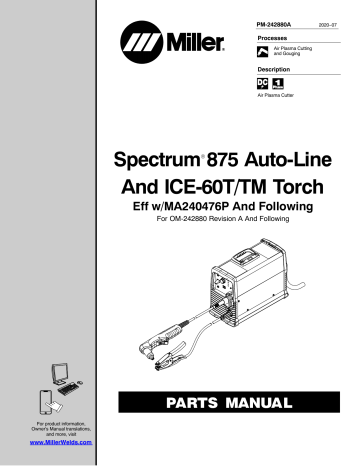 Miller Spectrum 875 Wiring Diagram - Wiring Diagram