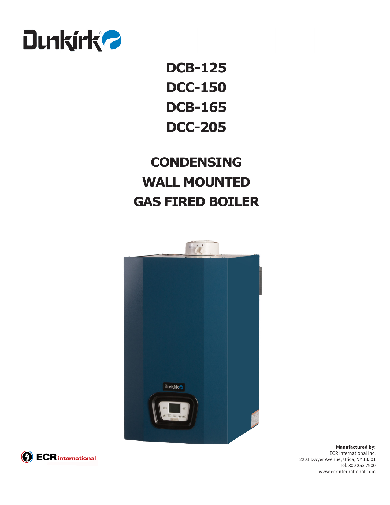 Dunkirk DCC/DCB High Efficiency Wall Mounted Modulating Condensing ...