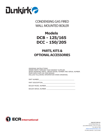 Dunkirk DCC/DCB High Efficiency Wall Mounted Modulating Condensing ...