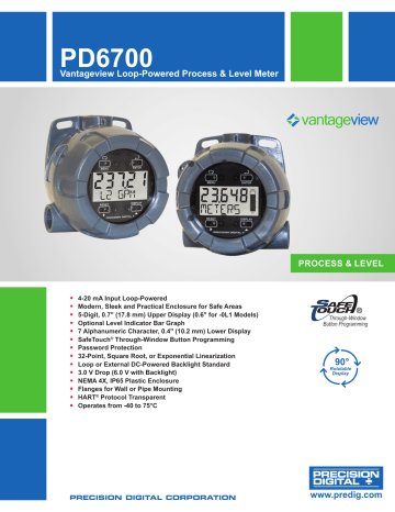 Precision Digital PD6700 Datasheet | Manualzz