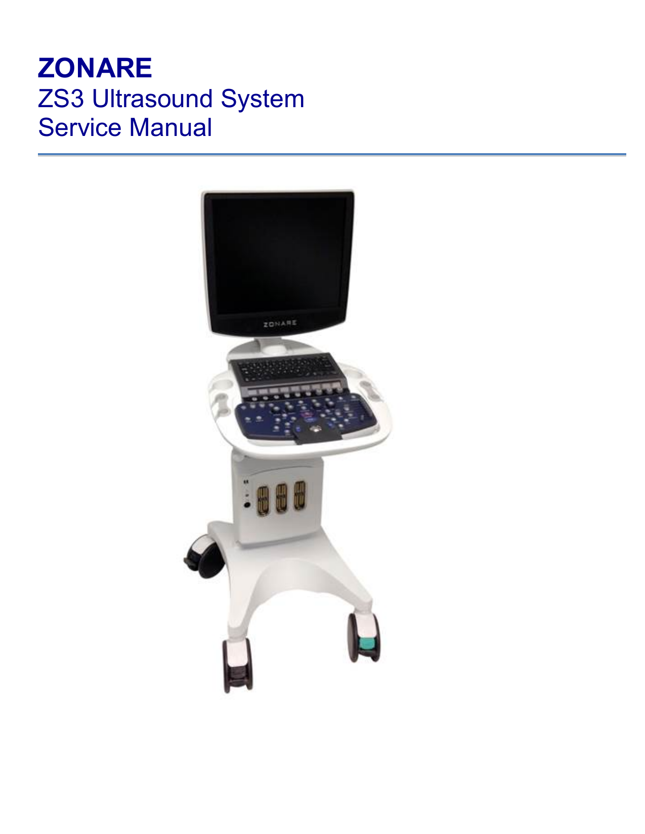 Mindray ZS3 Service Manual | Manualzz